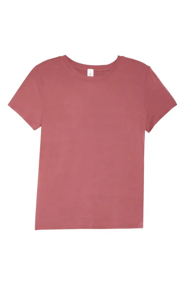 Alo Yoga Stretch T-Shirt - Mars Clay | Editorialist